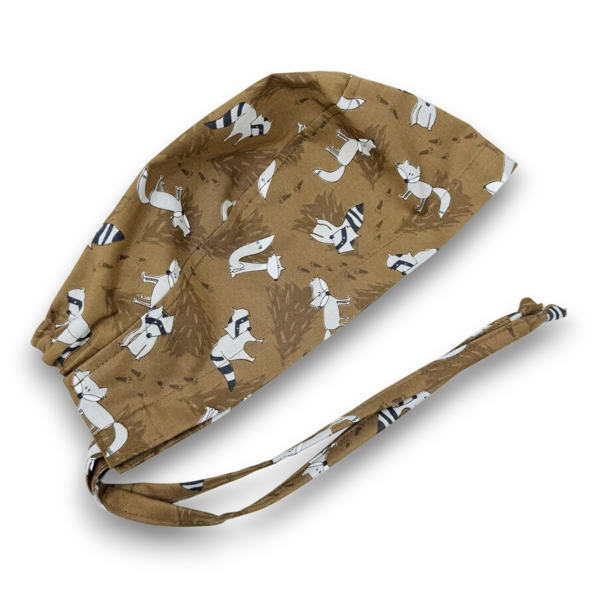Raccoon men's scrub cap. Funny surgical hat by Paradise Caps. Medical ...