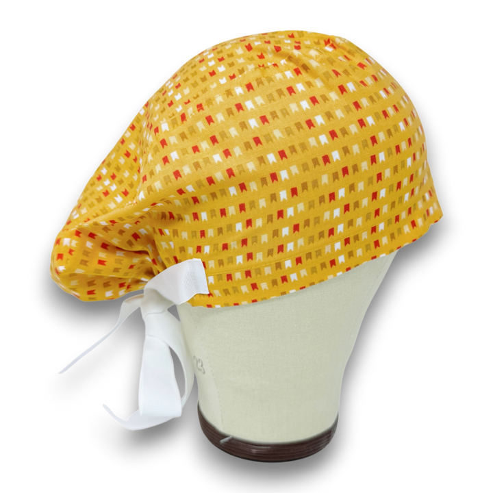 Minimal Pattern Euro scrub cap with ties for Women by Paradise Caps ...