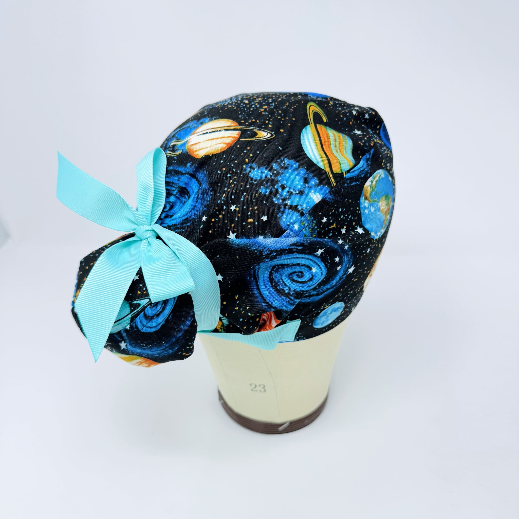 Celestial Euro scrub cap with ties for Women by Paradise Caps. Euro ...