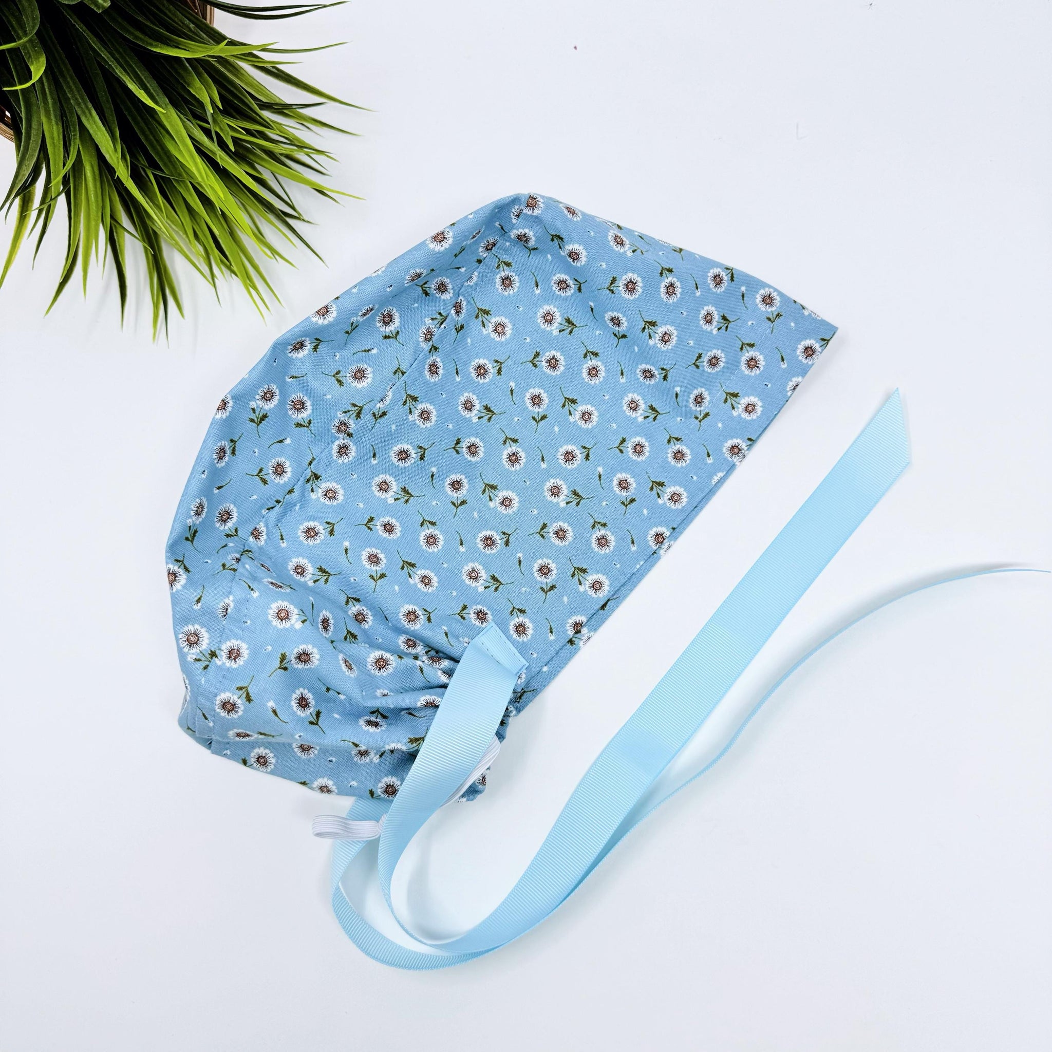 Tossed Daises Euro scrub cap with ties for Women by Paradise Caps. Euro ...